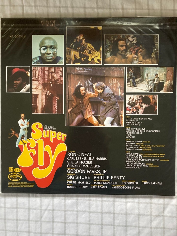 Curtis Mayfield-Superfly Soundtrack-Double LP-Sealed-Numbered-ROG | eBay