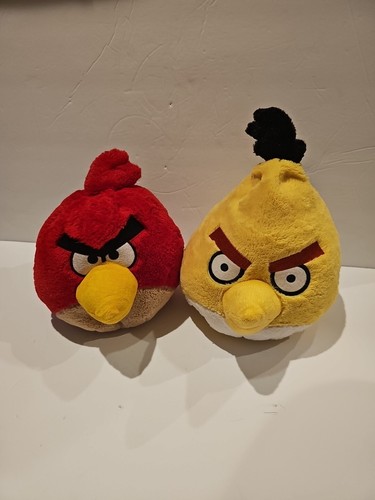 Rare Angry Birds Plush Red Chuck Plush 8" Canary Commonwealth Lot Rovio ...