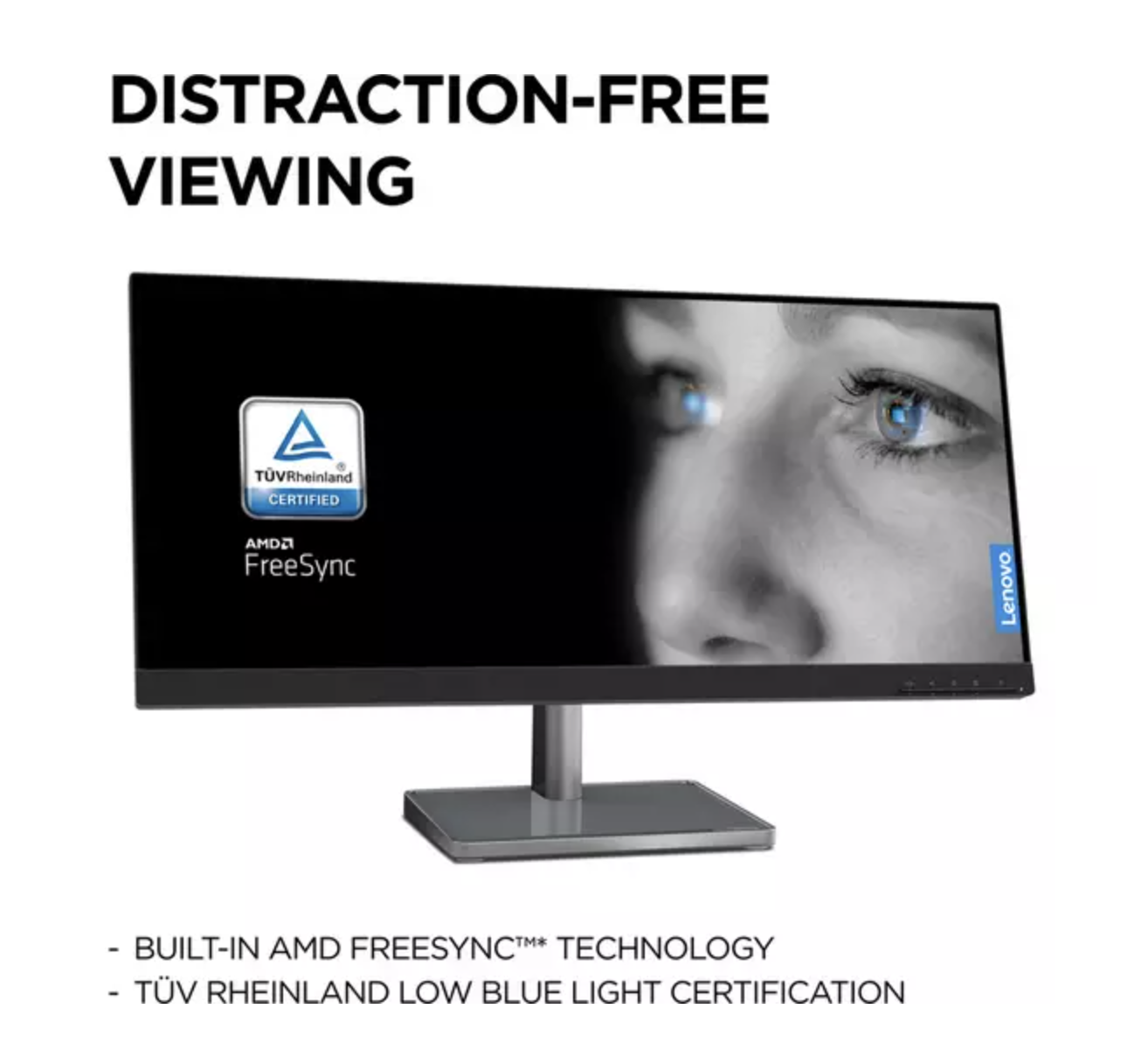 Lenovo L29w-30 29" Ultra Wide Full HD IPS LED Monitor (90Hz, 4ms, HDMI ...