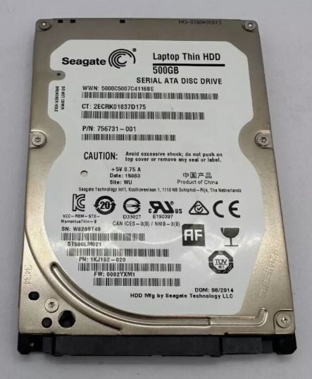 Seagate Laptop Thin HDD 500GB SATA 2.5" ST500LM021 P/N 756731-001 | eBay