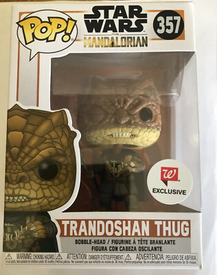 Funko POP! Star Wars: The Mandalorian 357 Trandoshan Thug Walgreens ...