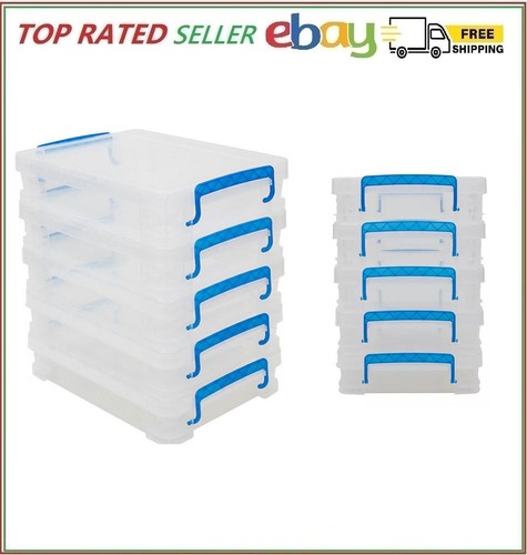 Super Stacker, Document Boxes, Clear, 5 Pack | eBay