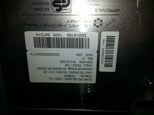 PHOENIX CONTACT PWS-45Z083B QUINT-PS-100-240AC/24DC/10 2938604 100 ...