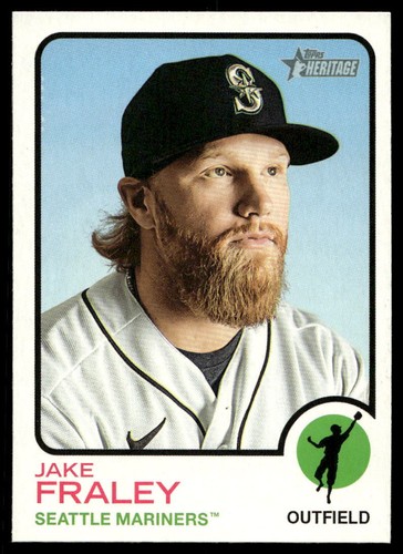 2022 Topps Heritage 146 Jake Fraley Seattle Mariners Baseball Card | eBay