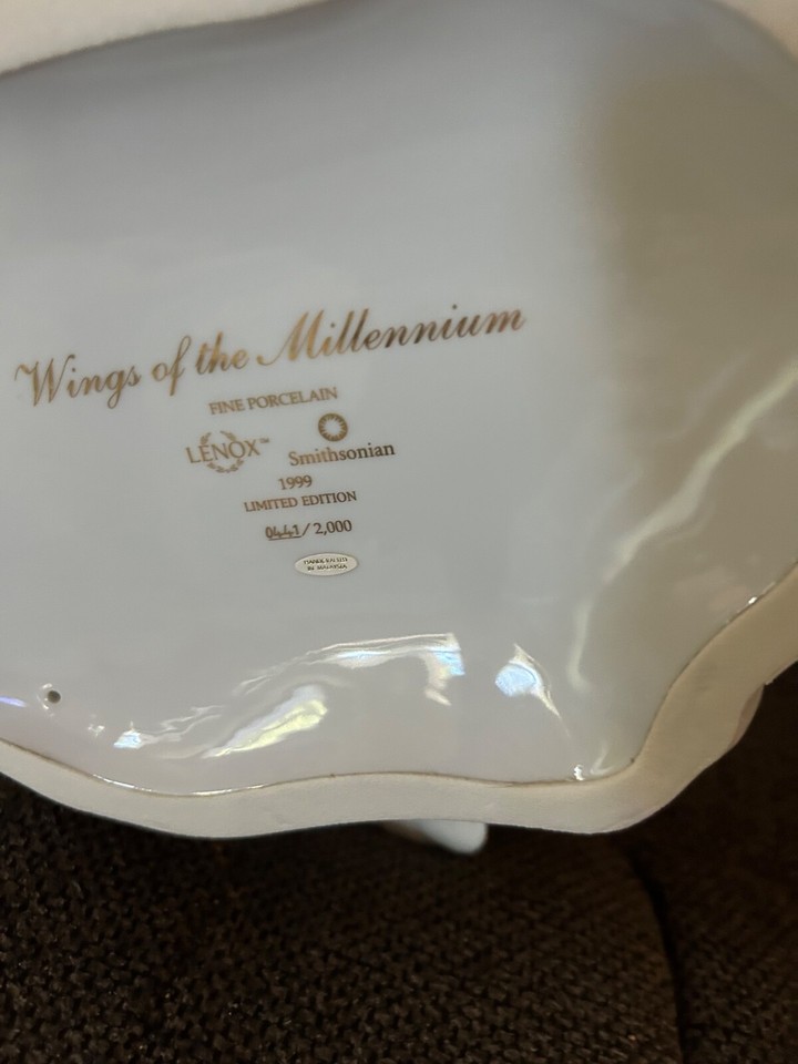 Wings of the millennium, Lenox porcelain eagle, 1999 Limited edition ...
