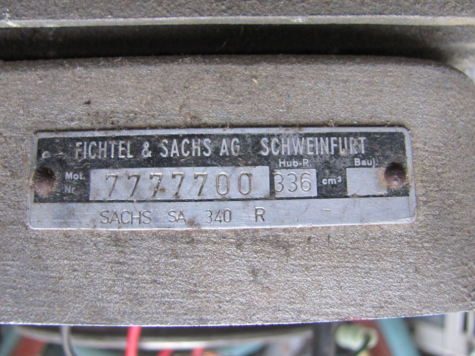 ROKON RT340 MODEL SACHS RT 340 DIRT BIKE MOTOR CYCLE MINI BIKE ENGINE ...