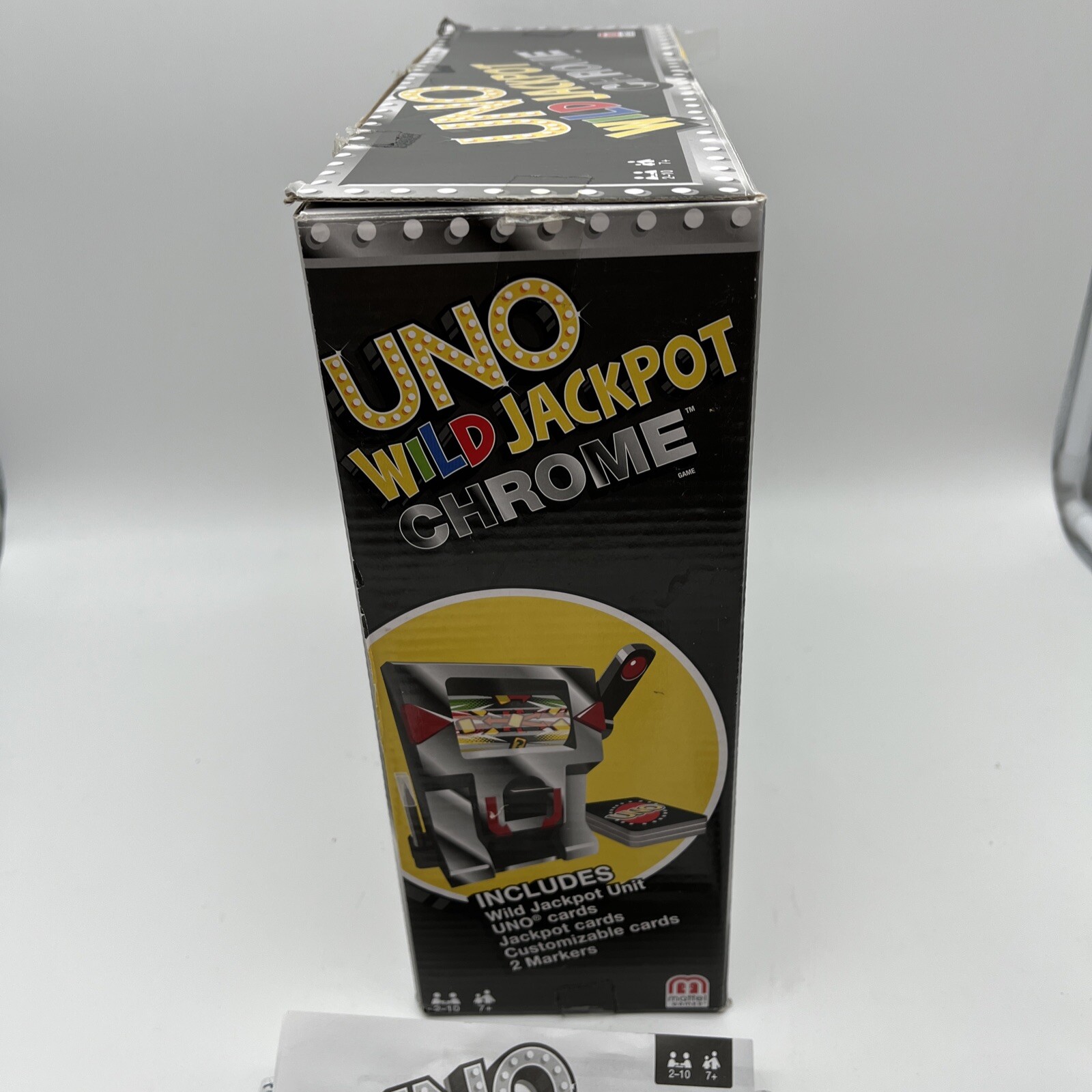 2015 UNO Wild Jackpot Chrome Game W/ Slot Machine by Mattel for sale ...