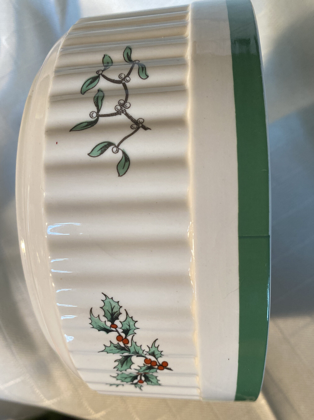 Spode Christmas Tree * 7" SOUFFLE DISH * England, Oven To Table, MINT ...