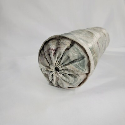 Beautiful decorative tube pillow, nice colors, 18" L X 6" W includes ...