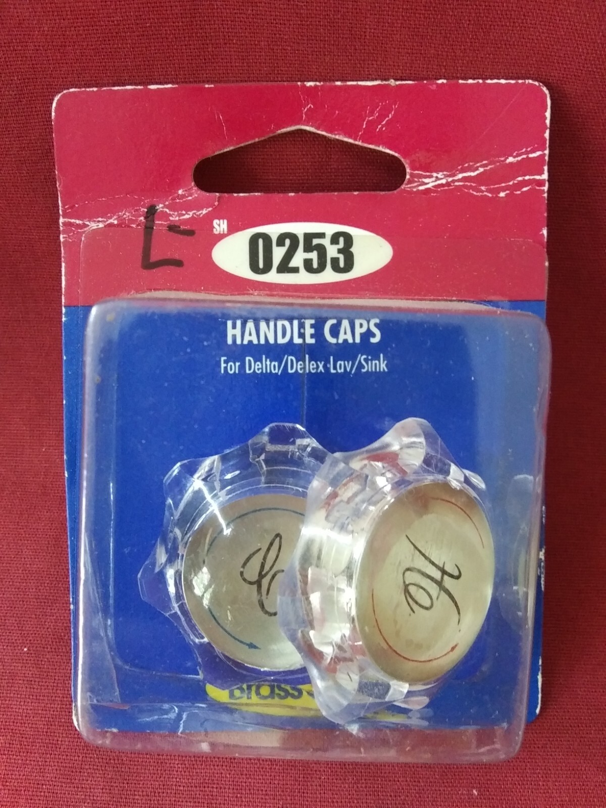 BRASSCRAFT Delta Delex Faucet Handle Caps Index Buttons Sh0253 for sale ...