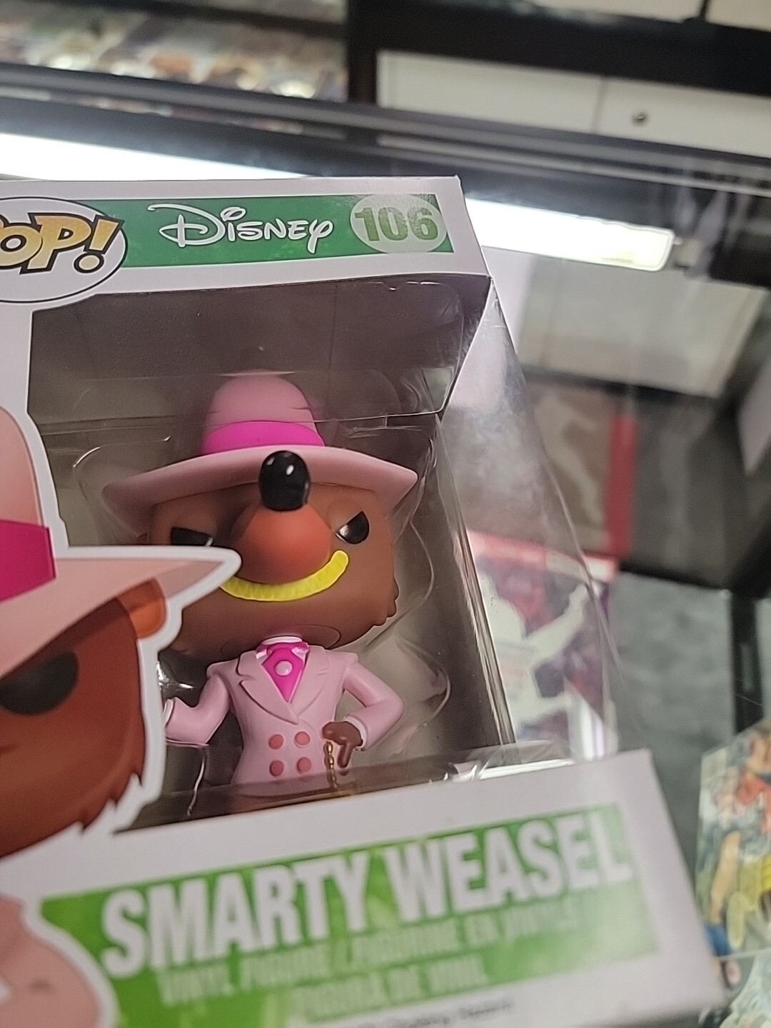 Funko Pop! Smarty Weasel #106, Disney Who Framed Roger Rabbit (BP1) | eBay