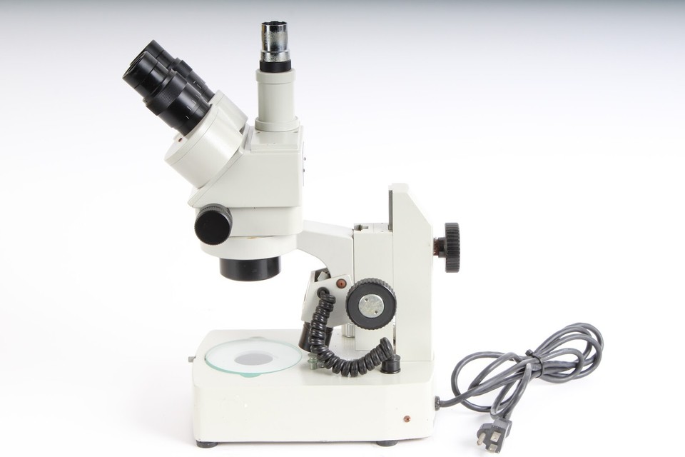 Meiji EMZ-TR Microscope With 2x SWF10X Eyepieces - Fair Condition | eBay