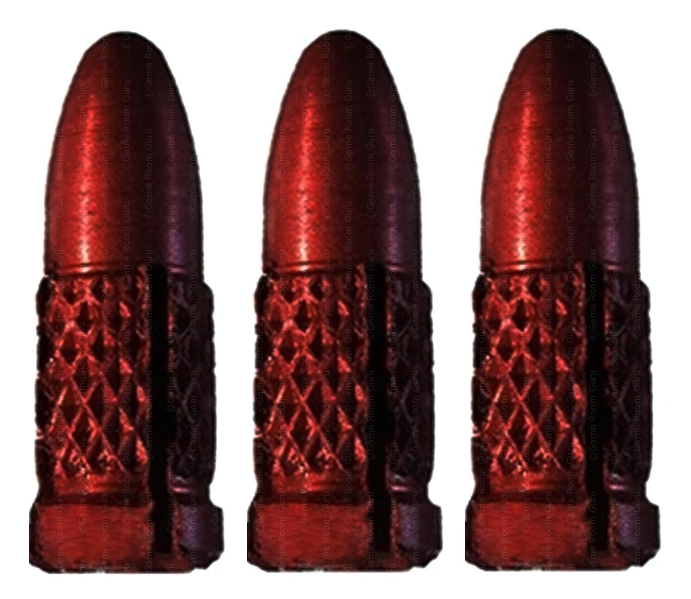 5 Sets Winmau Pro Aluminum Red Bullet Flight Protectors - Ships w ...