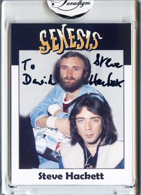 -GENESIS- Steve Hackett Signed/Autograph/Auto Certified Rock Music ...