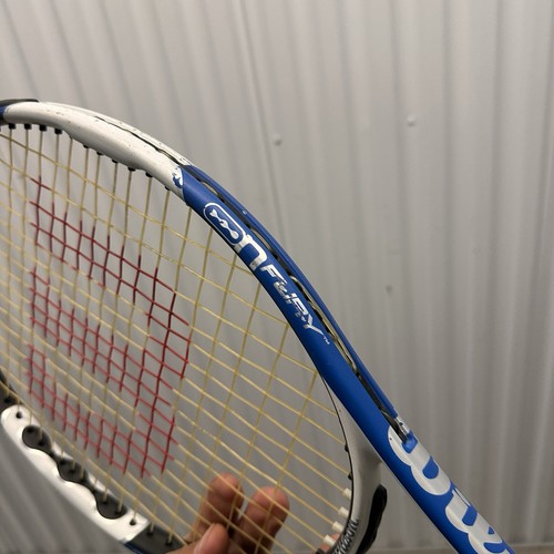 Wilson N Fury Tennis Racquet 4 1/4 Midplus Frame Ncode Clean READY2PLAY ...
