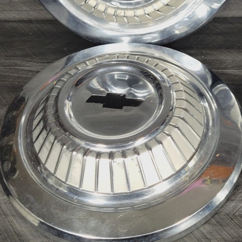 68-70 Chevrolet Dog Dish Hubcaps Set of 4 Chevy Chevelle El Camino Rat ...
