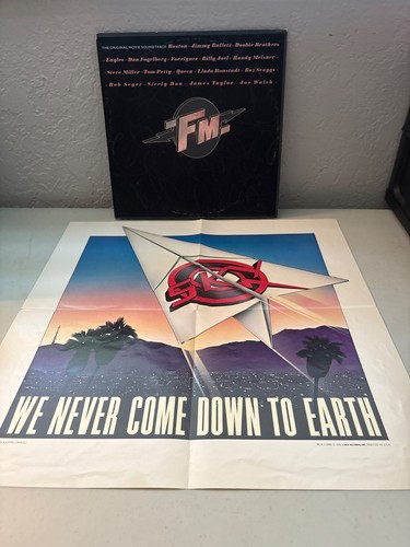 FM MOVIE SOUNDTRACK VINYL RECORD DOUBLE LP 1978 MCA2-12000 W/ POSTER ...