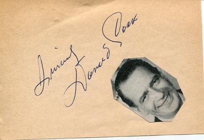 Donald Cook Autograph 1930's Actor In The Public Enemy & Viva Villa ...
