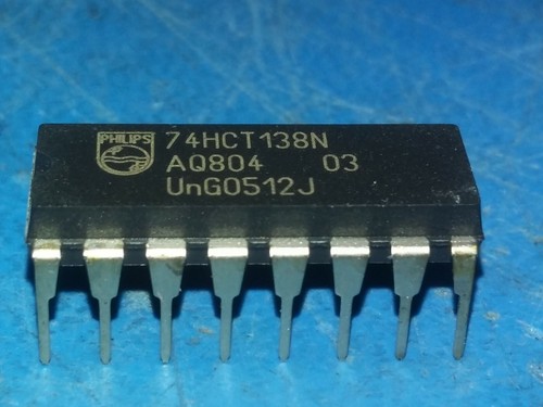 74HCt138N, Demultiplexer/Decoder,3 To 8 Line, 16 Pin, DIP, lot of 38 ...