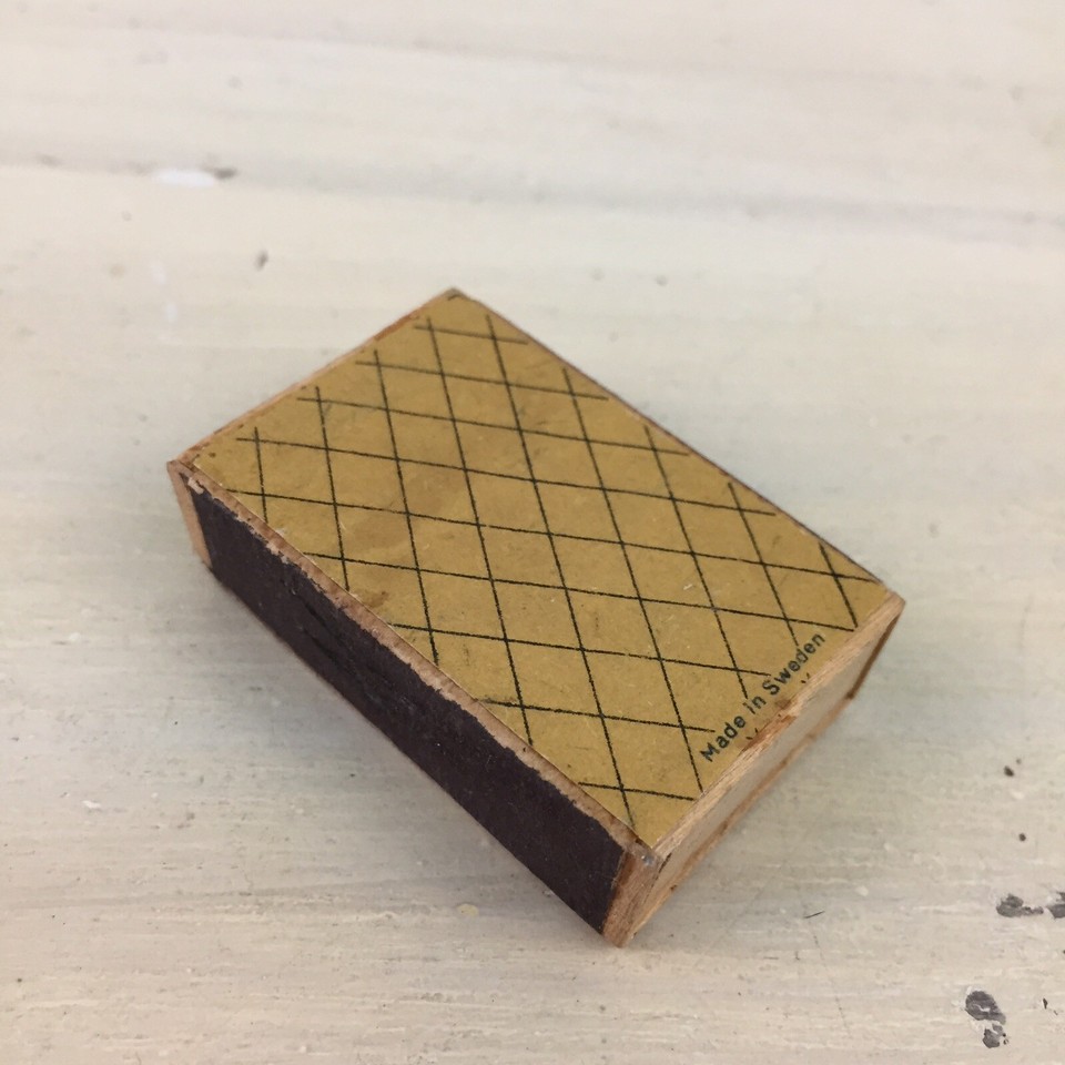 CALIFORNIA FEDERAL SAVINGS - Vtg 50s-60s Gold Foil Matchbox Matches ...