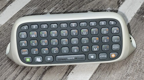 Xbox 360 Chatpad White Keyboard | eBay