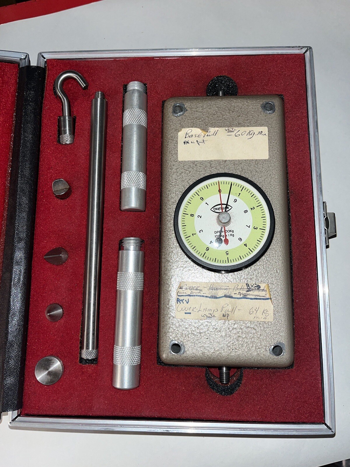 Chatillon DPPH100 Tension / Compression Force Gauge 100x1lb for sale ...