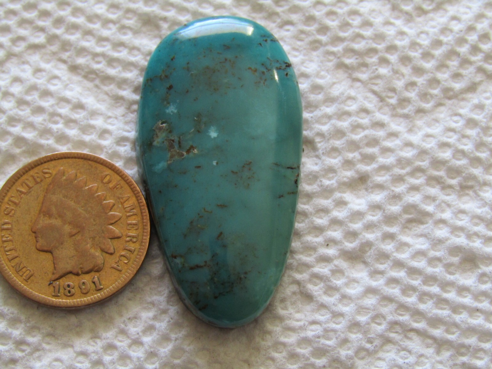 Baja Turquoise 35 carat Cabochon Blue Cab | eBay