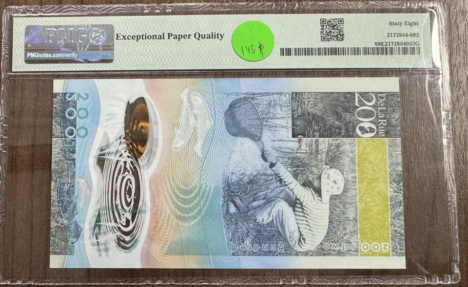 De La Rue (GBR) 200 Units ND 2013 Spark "Test Note-Polymer" SGU 68EPQ ...