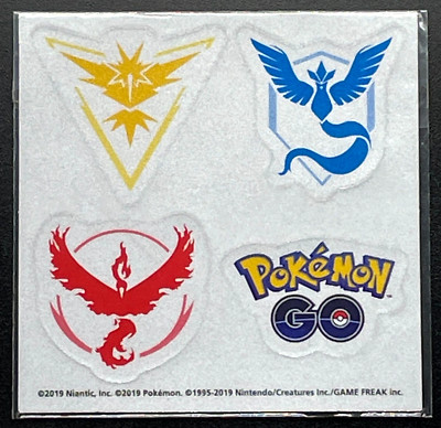 Articuno Zapdos Moltres Pokemon Go Sticker Nintendo 2019 Japanese From ...