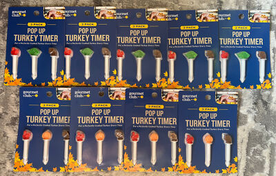 2022 Best Brands Gourmet Club Pop Up Turkey Timer, Set of 9 (NEW) | eBay