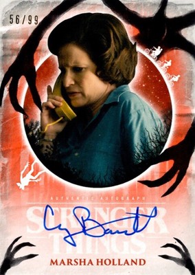 Stranger Things Upside Down Topps Autograph Card Cynthia Barrett Marsha ...