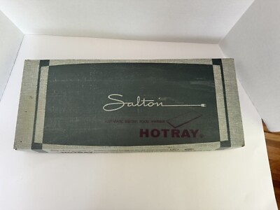 VTG Salton Hotray Automatic Food Warmer Hot Plate H-110 Elite Cord Box ...