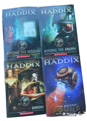 Haddix 4 Books By Margaret Peterson Among the Enemy, Barons,Hidden ...