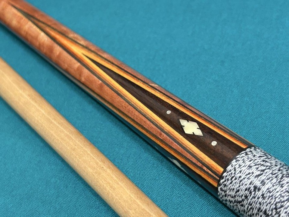 Old Adam Helmstetter 4-point Cues Refinished 14.85oz 3.7oz Rare Vintage ...