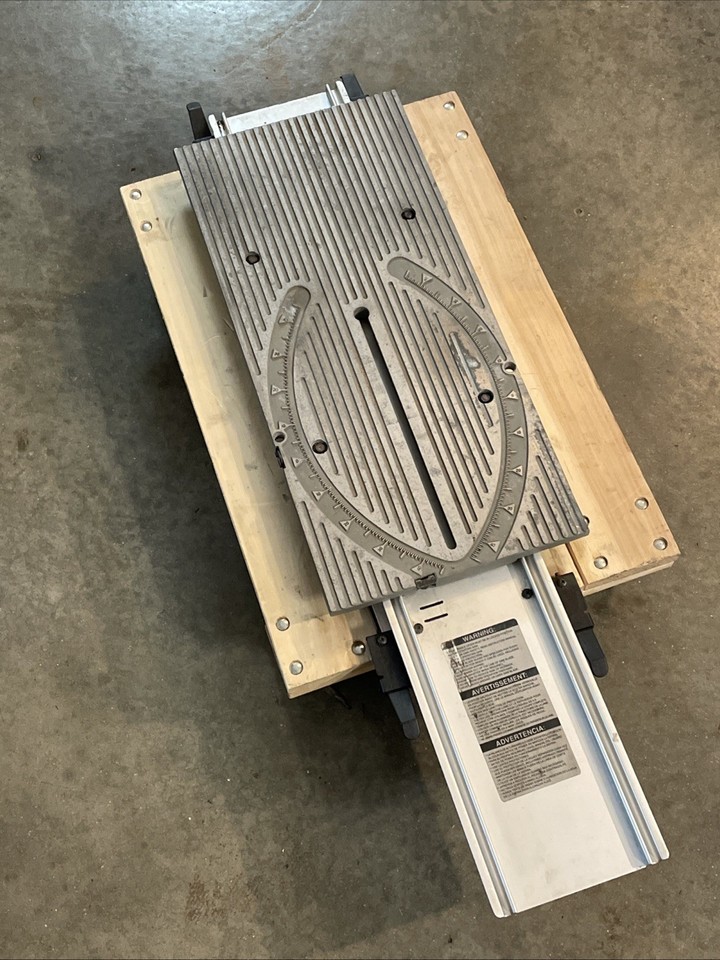 OEM Ryobi 10" BT3000/BT3100 Table Saw Sliding Table Assembly | eBay
