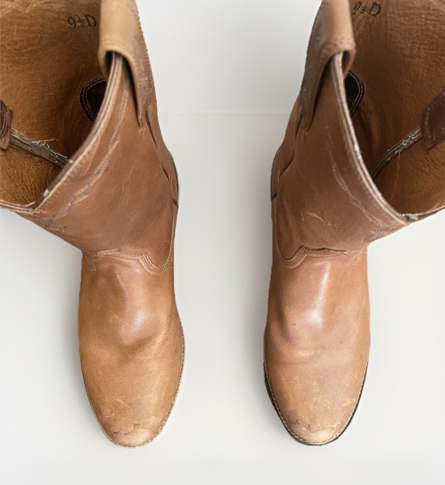 Ariat Heritage Roper Western Boot Mens Size 9.5 D 100% Leather Inside ...