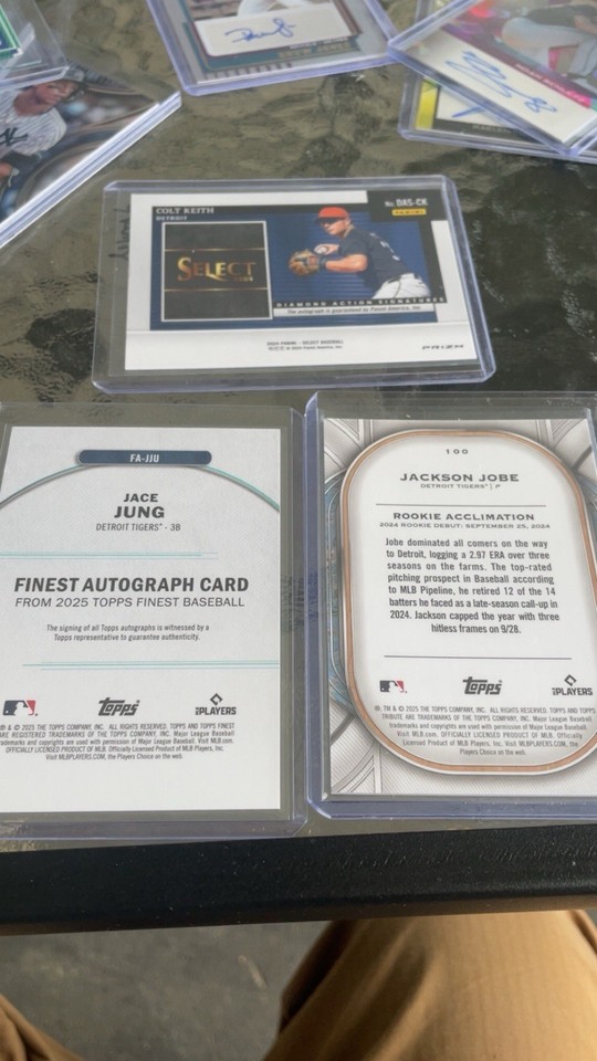 Detroit Tigers Rookie Lot (Keith, Jung, Jobe) | eBay