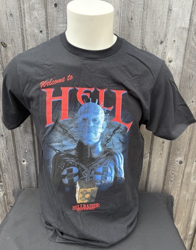 Hellraiser Inferno Welcome To Hell Mens Medium Black Horror T Shirt New | eBay