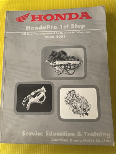 2000-2001 Honda Pro 1st Step Self Study Training Manual New Honda ...