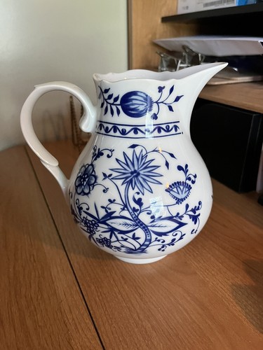 VINTAGE TREPTIS-PORZELLAN ZWIEBELMUSTER BLUE ONION PITCHER 6.5" 16OZ | eBay