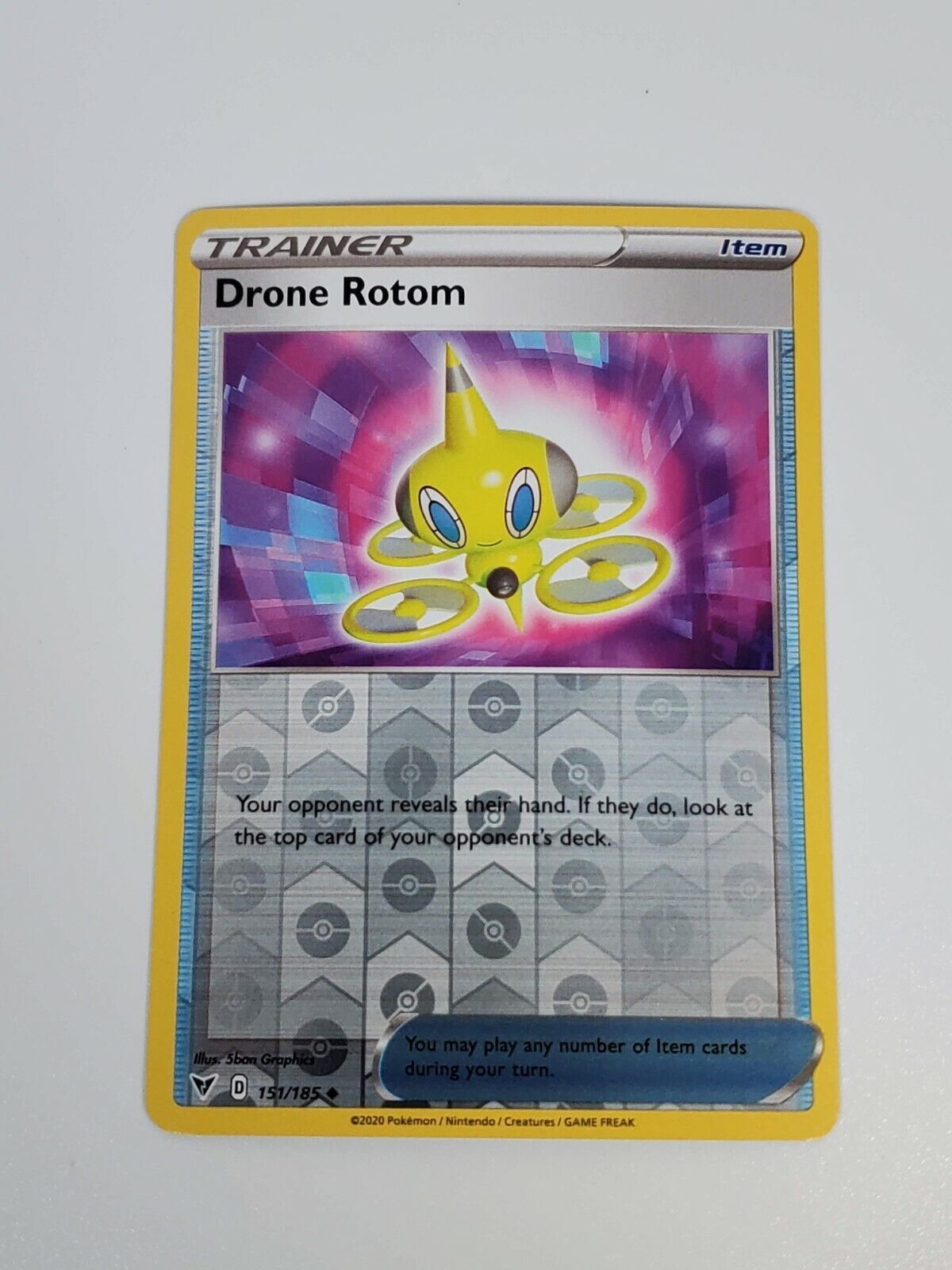Pokemon TCG - Drone Rotom - 151/185 - Uncommon Reverse Holo - New | eBay