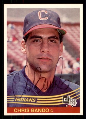 1984 Donruss Baseball #224 Chris Bando Signed Autograph (no COA) | eBay