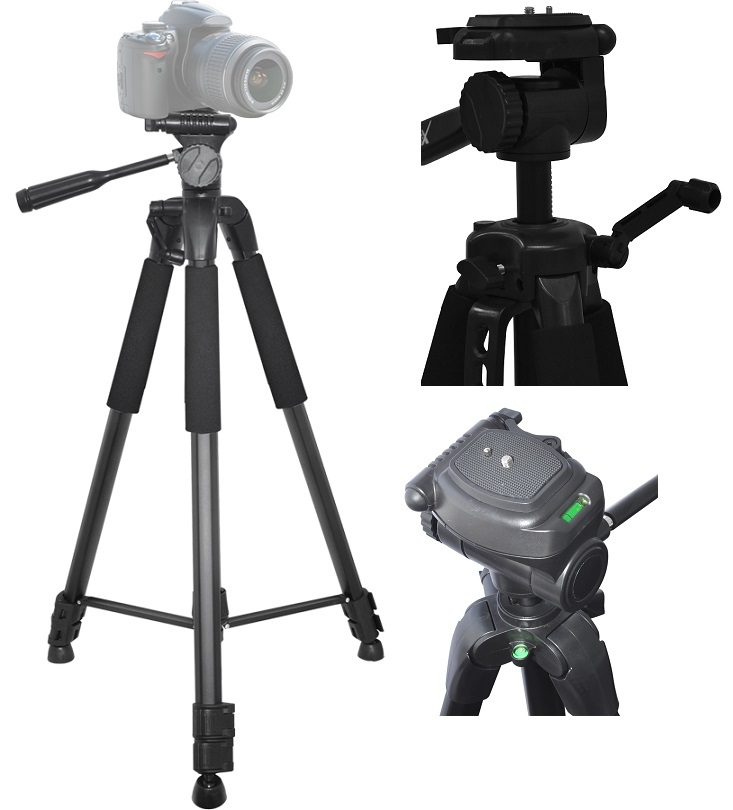Professional Heavy Duty 75" Tripod with Case for Canon Vixia HF R50 R52 ...