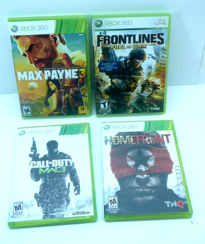 Call of Duty MW3/Homefront/Front Lines Max Payne3- Xbox 360 Lot of 4 | eBay