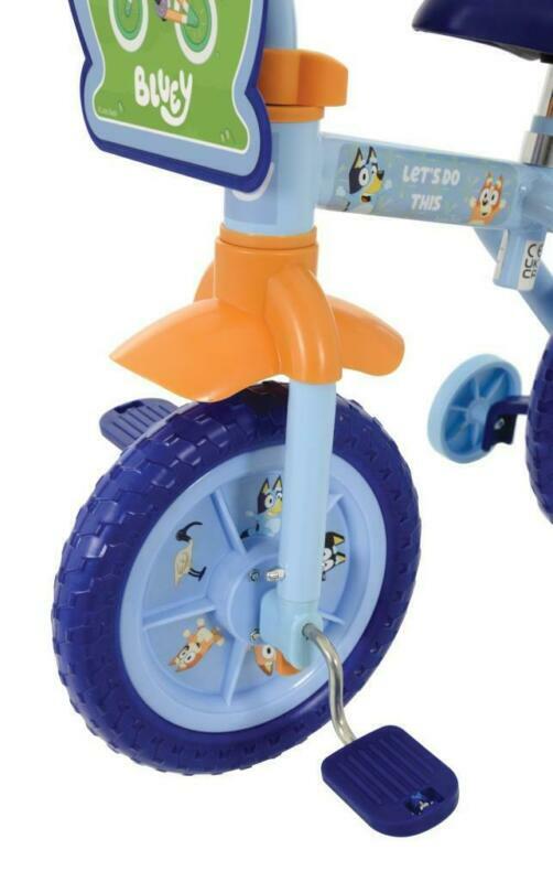 Bluey Training Bike 2 in 1 10" Bicycle Stabilisers Kids Pedal Balance ...