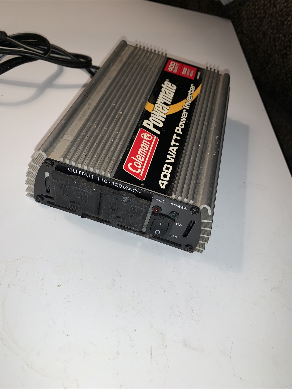 COLEMAN - Powermate 400 Watt Power Inverter 800 Watts Peak Surge 3.5 ...