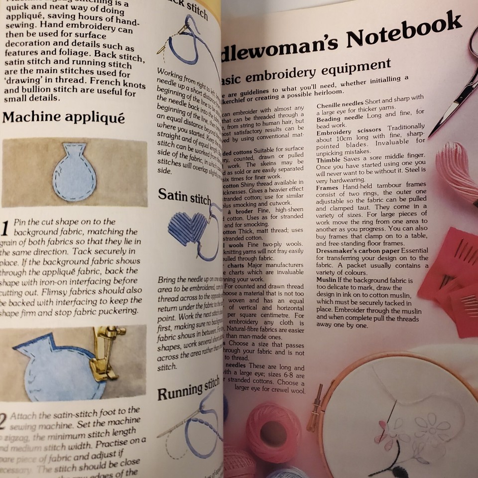 Busy Needles 3 Vintage Craft Book Crochet Stitchery, Bobbin Lacemaking ...