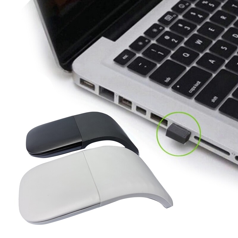 2.4Ghz Mouse Ergonomic Fold Design Mini Mice for Notebook Laptop Tablet ...