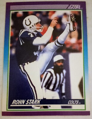 1990 Score John Stark 181 Football Card Indianapolis Colts | eBay