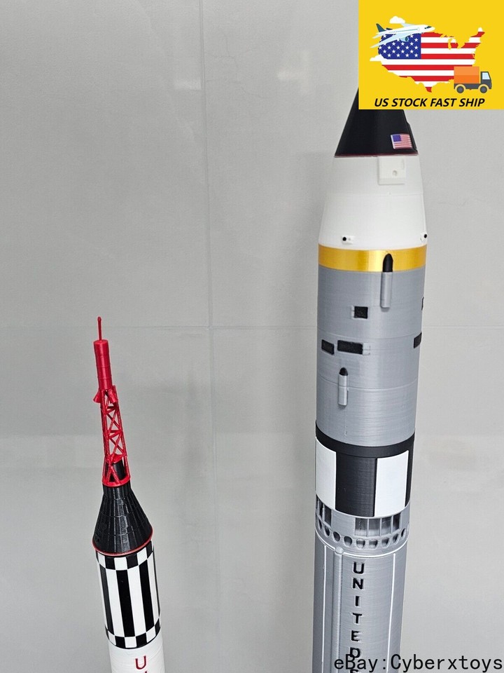 Craft 1:60 NASA Gemini TitanII + Redstone Launch Vehicle Rocket Model ...